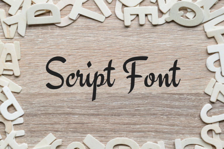 What Is a Script Font? And Why Should I Use It? - Graphimarket