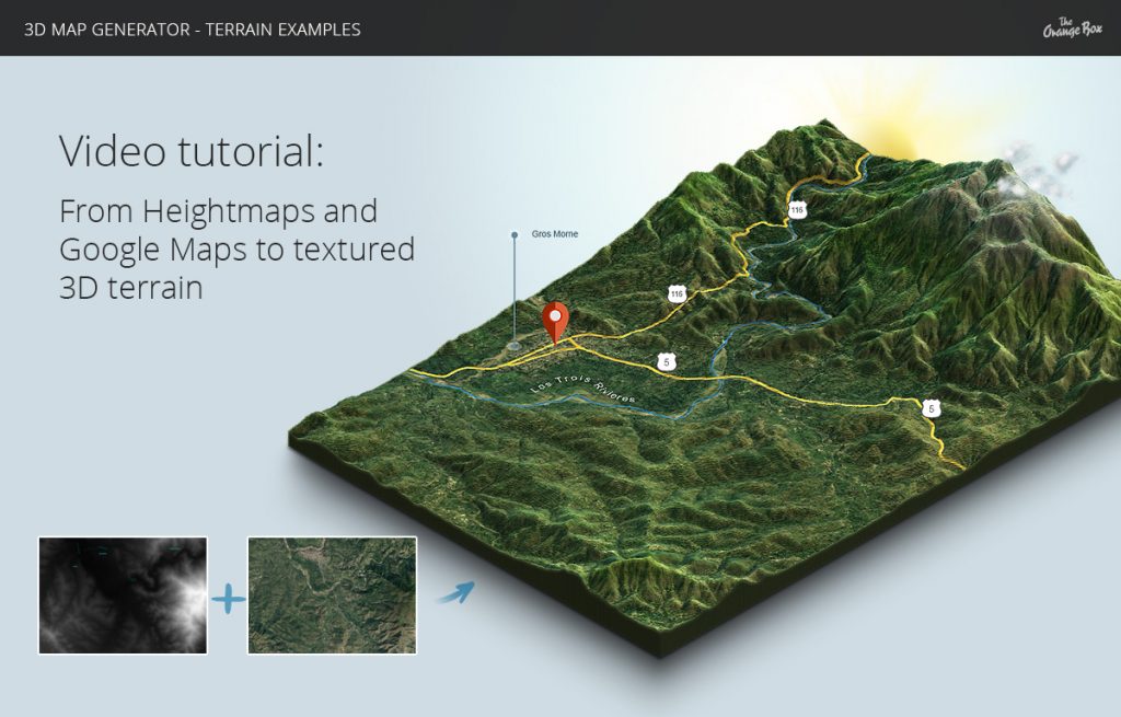 3D Map Generator - Terrain from Heightmap - Graphimarket