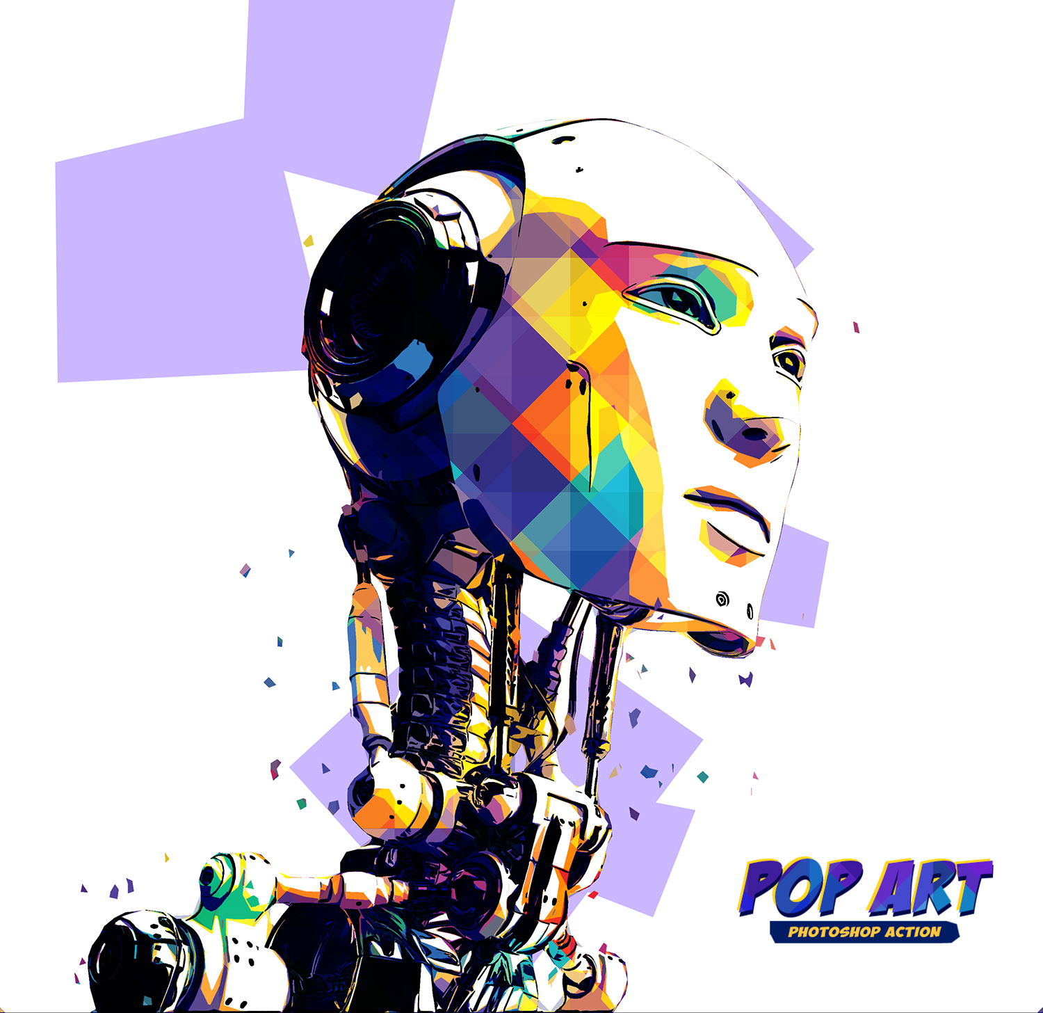 Pop Art Photoshop Action Graphimarket